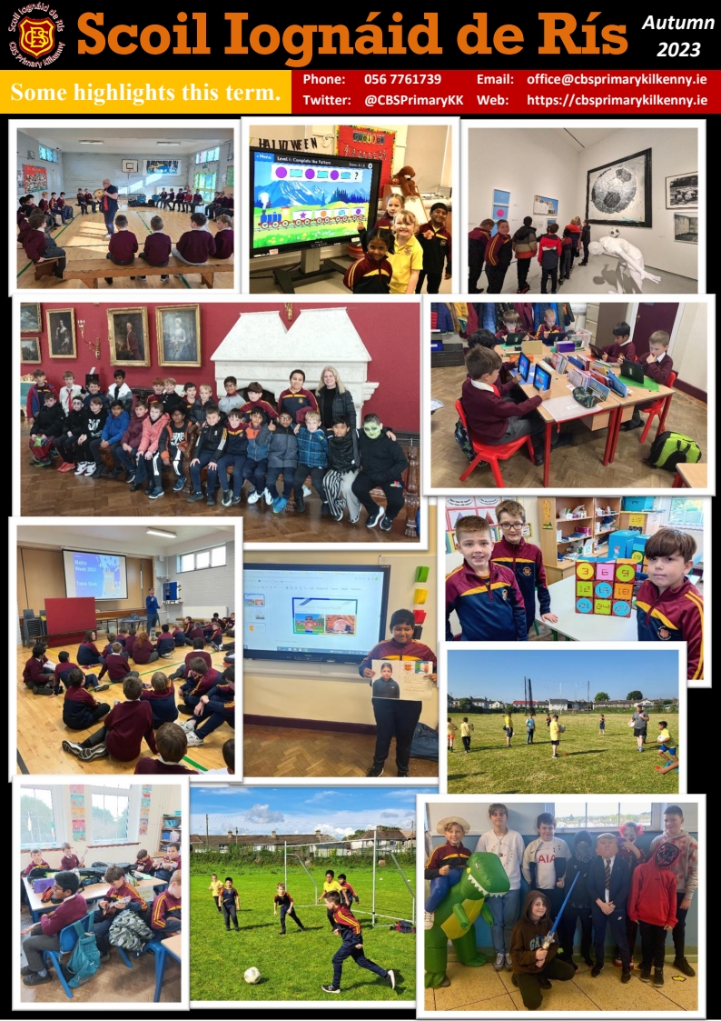 Newsletters – Scoil Iognáid de Rís