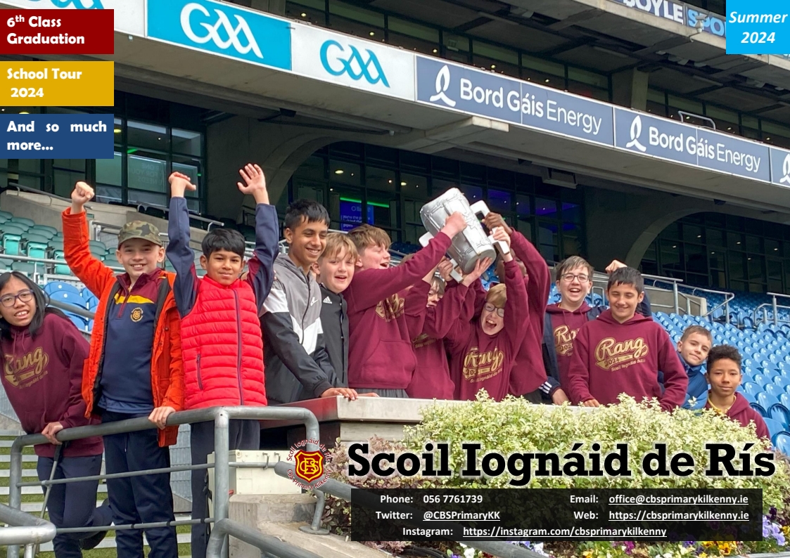 Summer Newsletter 2024 – Scoil Iognáid de Rís